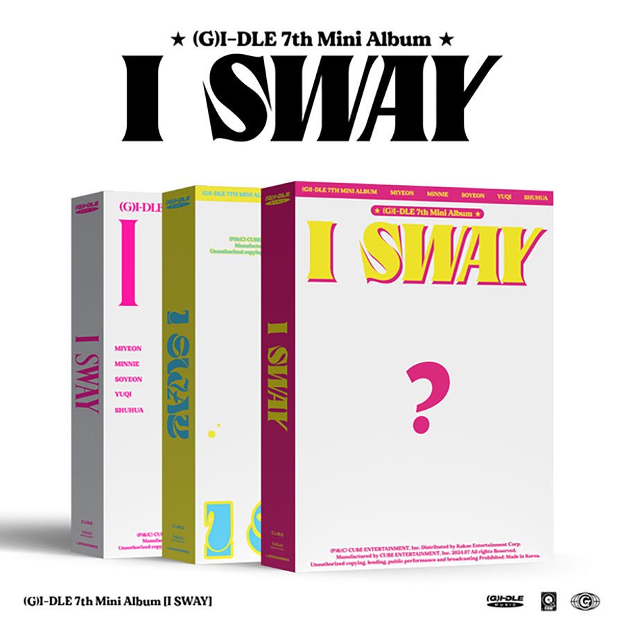(G)I-DLE - I SWAY (7th Mini Album) + POB Photocard – SeoulMate